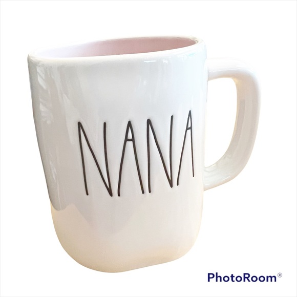 Rae Dunn | Other | New Rae Dunn Nana Mug With Pink Interior | Poshmark